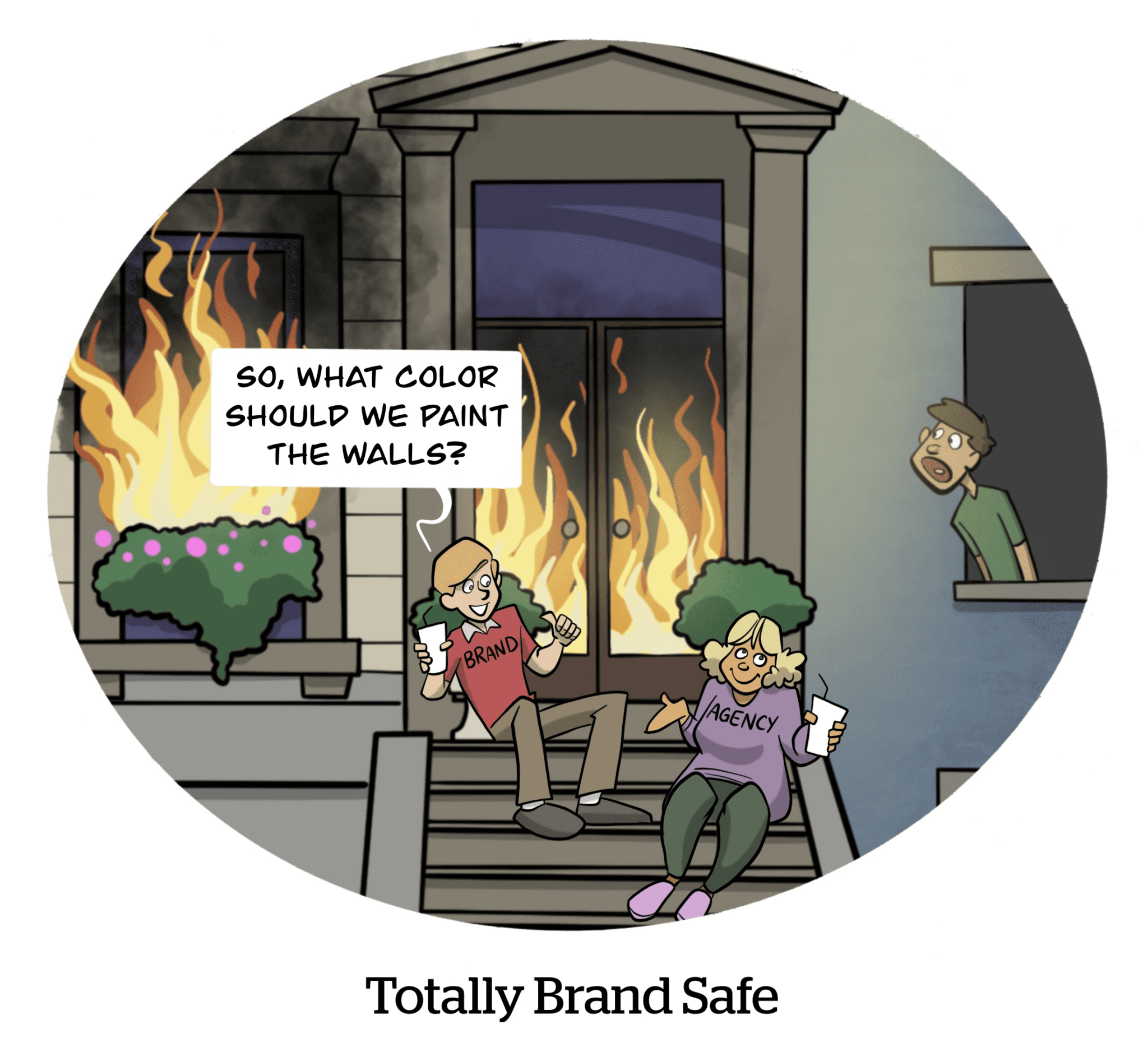 Comic: Totally Brand Safe | AdExchanger