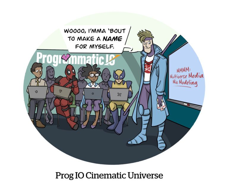 Comic: Prog IO Cinematic Universe | AdExchanger