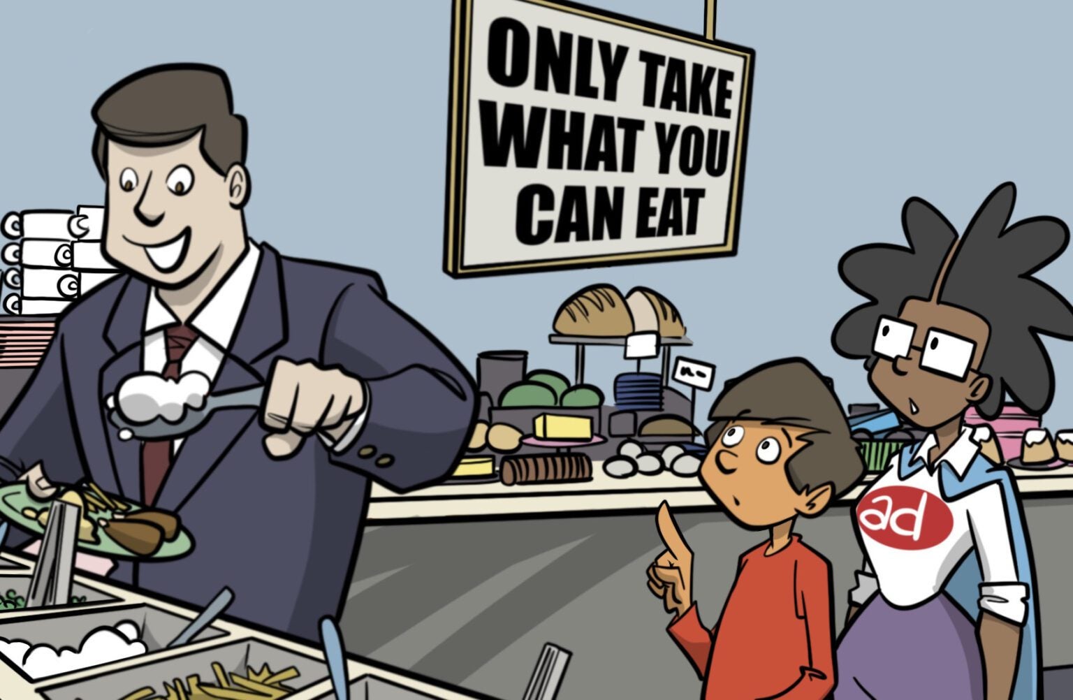 Comic: Attribution Jenga | AdExchanger