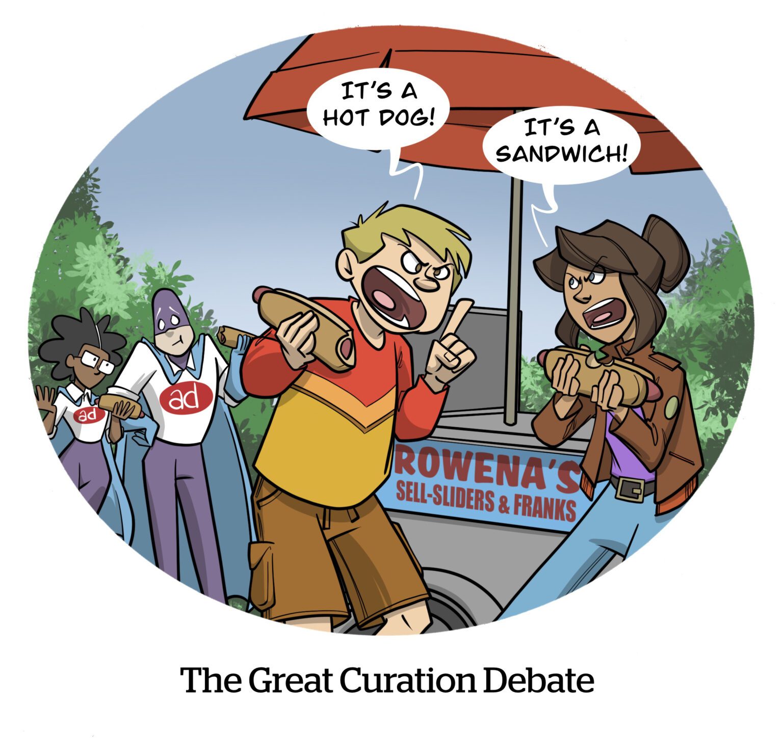Comic: The Great Curation Debate | AdExchanger