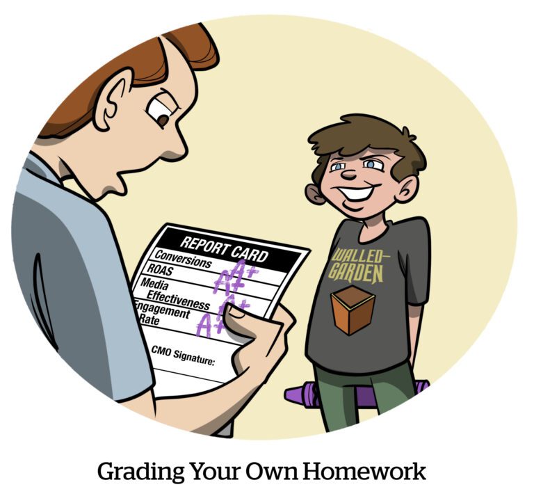Comic: Grading Your Own Homework | AdExchanger