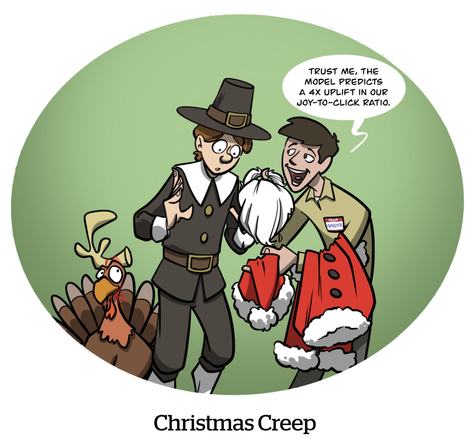 Comic: Christmas Creep | AdExchanger