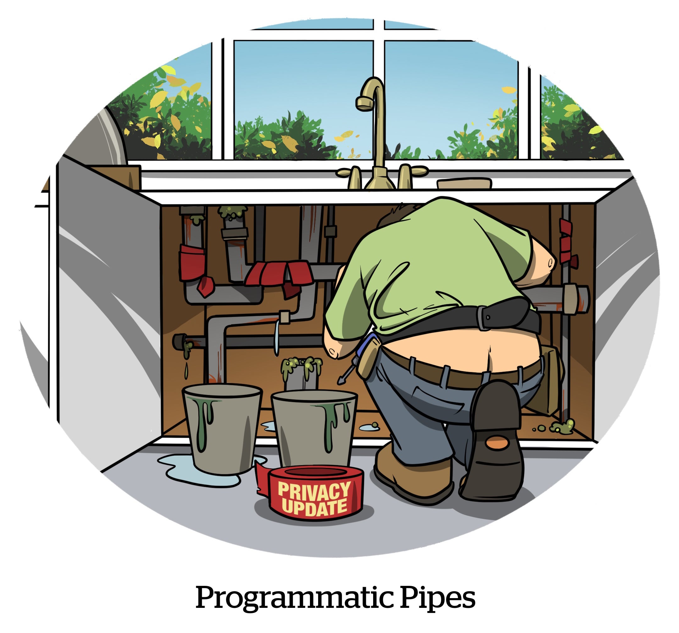 Comic: Programmatic Pipes | AdExchanger