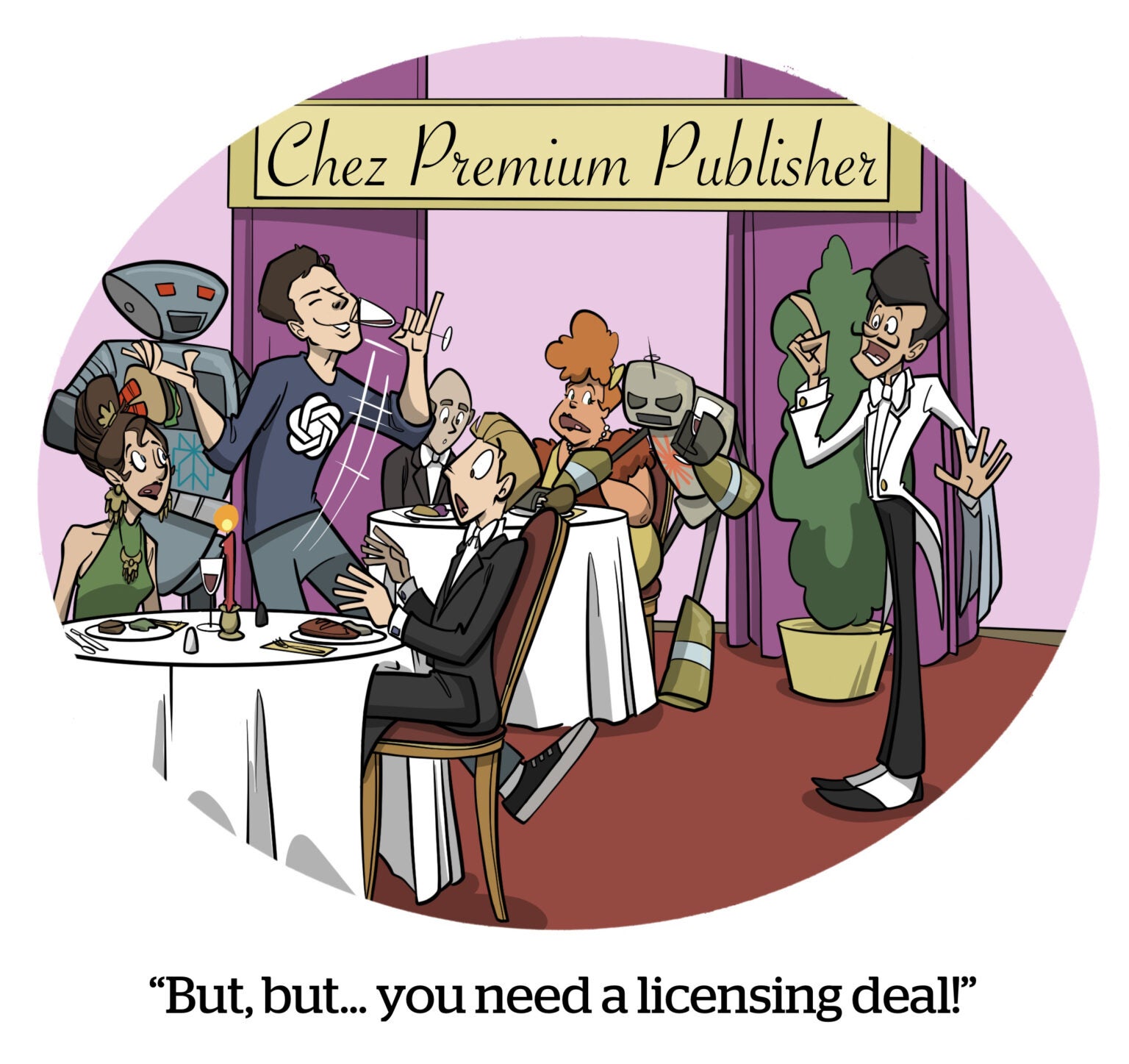Comic: 'But, But... You Need A Licensing Deal!' | AdExchanger